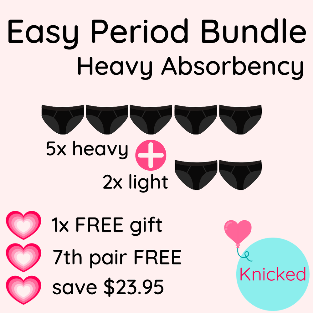KNICKED ~ Buy a Period Undie Bundle & Save $$ - Knicked Australia